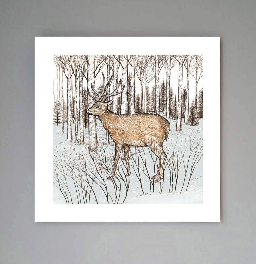 Reindeer Print - Fay's Studio